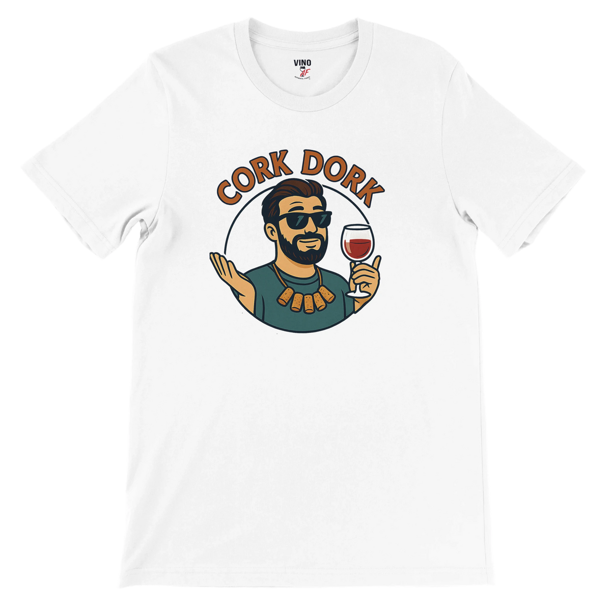 Cork Dork Unisex T-Shirt – Premium Cotton Wine Lover Tee – VinoAF ...